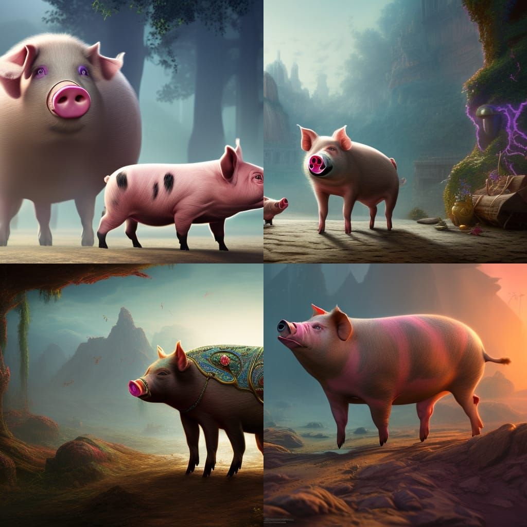 PigZ - AI Generated Artwork - NightCafe Creator