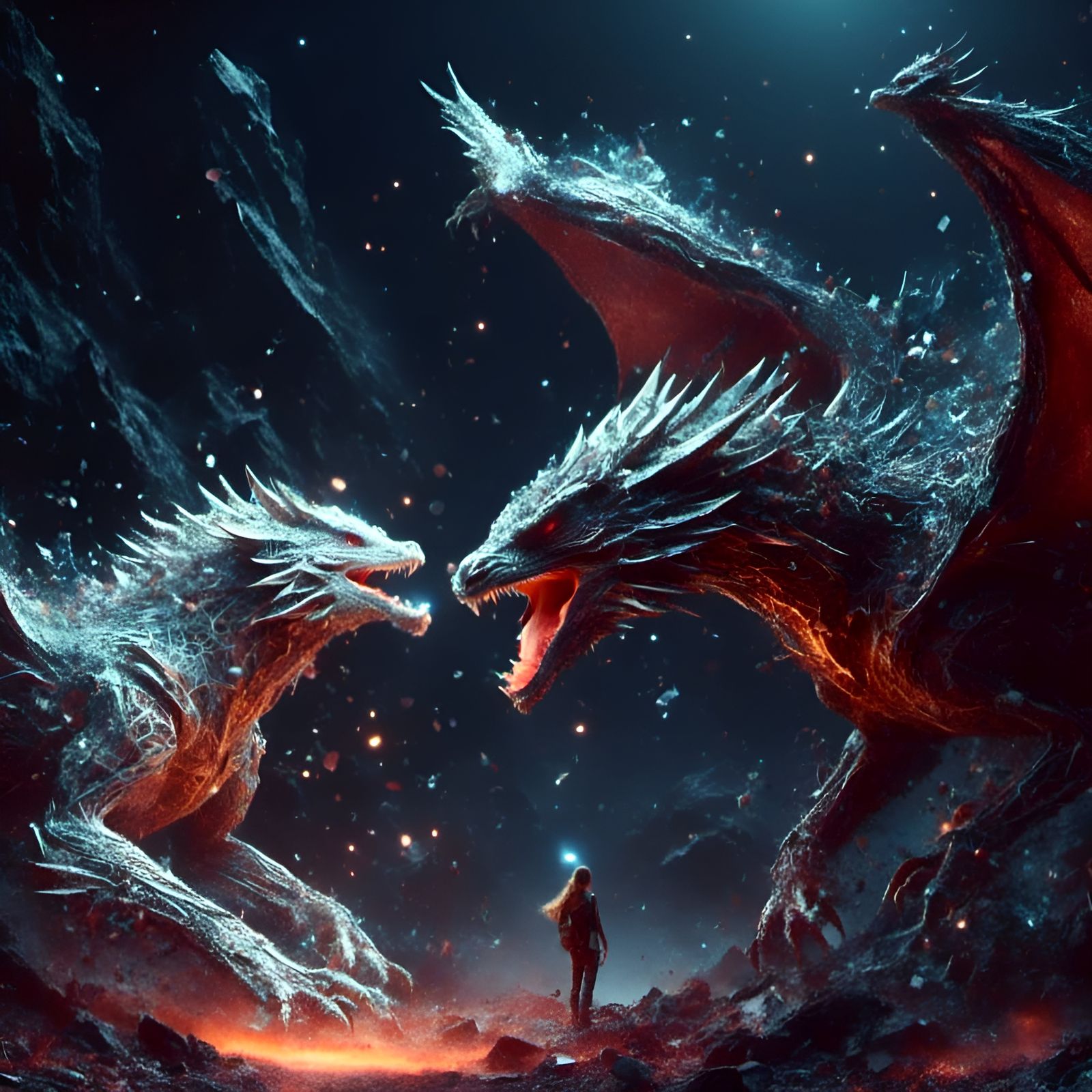 Lik-Rifa vs Ulfrir - AI Generated Artwork - NightCafe Creator