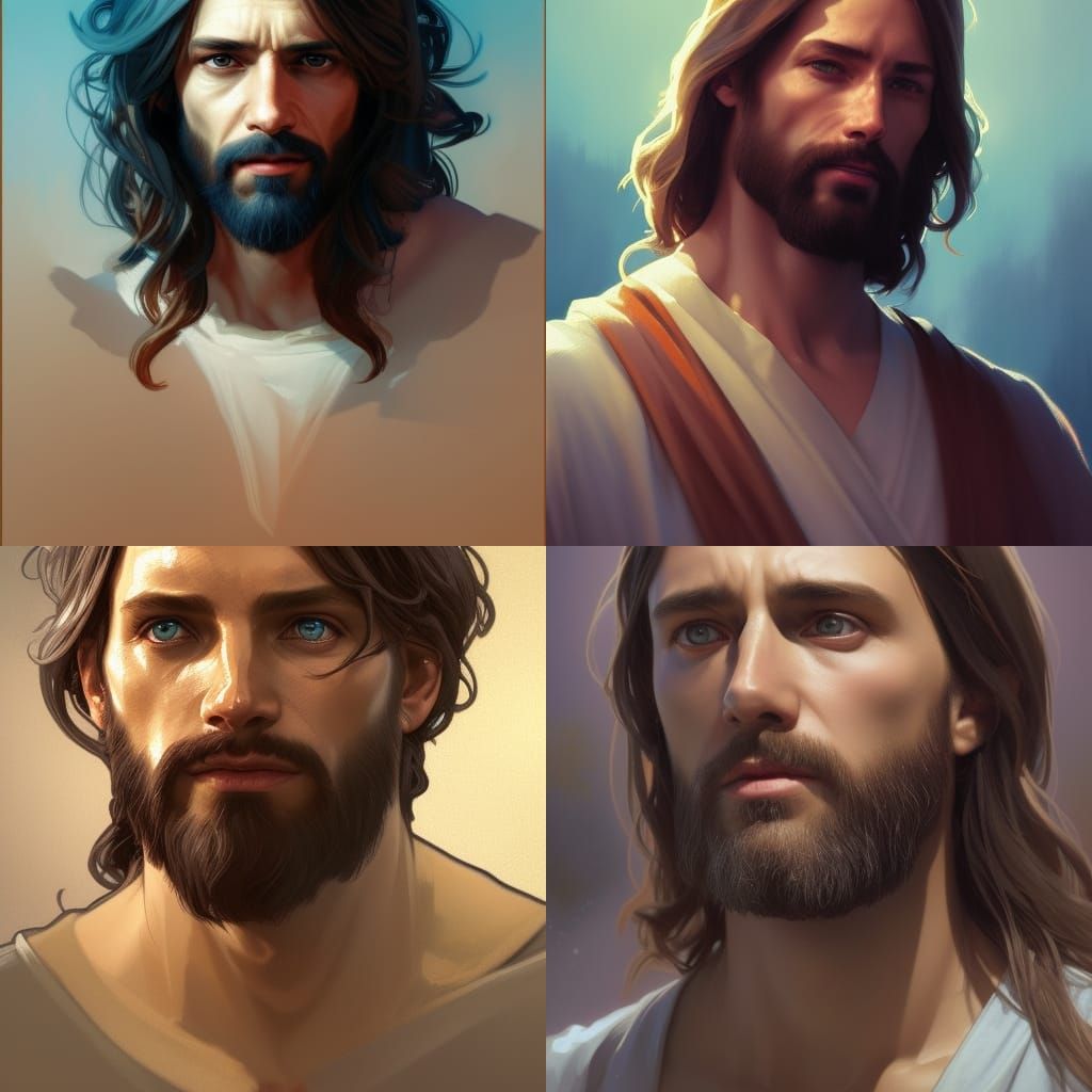 jesus - AI Generated Artwork - NightCafe Creator