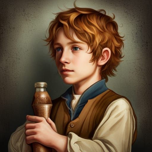 A young hobbit who asks everyone for ginger ale - AI Generated Artwork ...