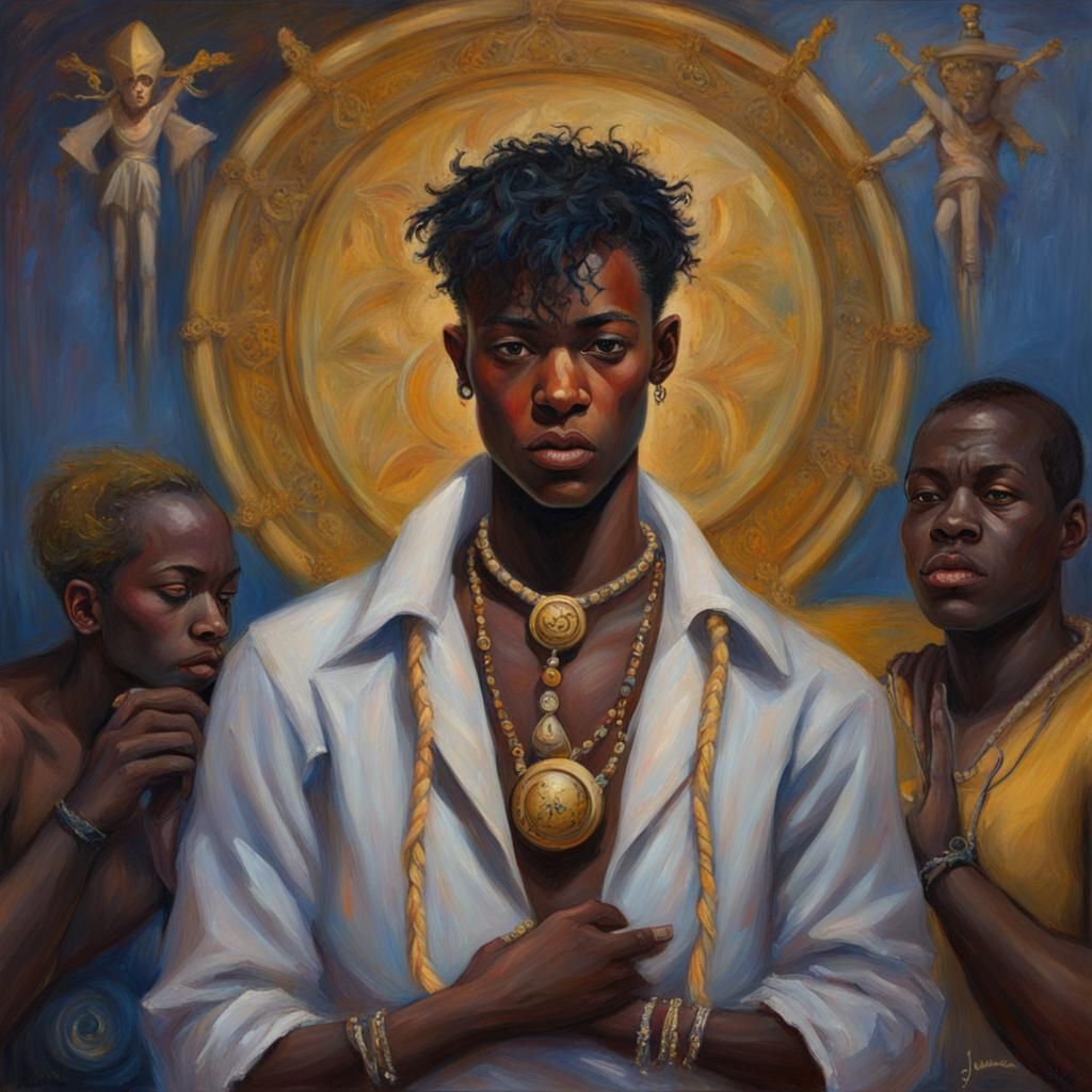 Sailor Uranus As A Haitian Vodou Manbo - AI Generated Artwork ...