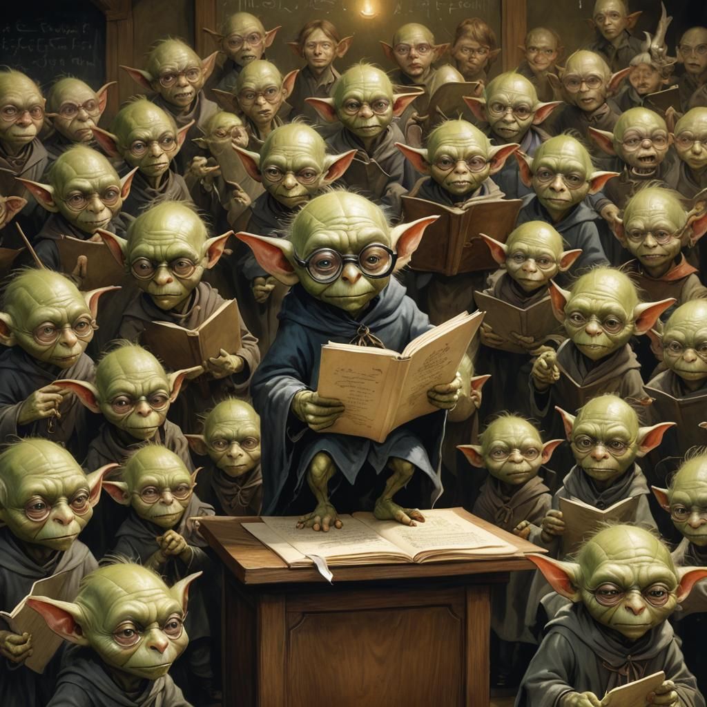 Goblin School - AI Generated Artwork - NightCafe Creator