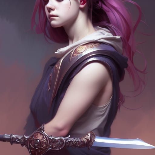 Young demon girl - AI Generated Artwork - NightCafe Creator