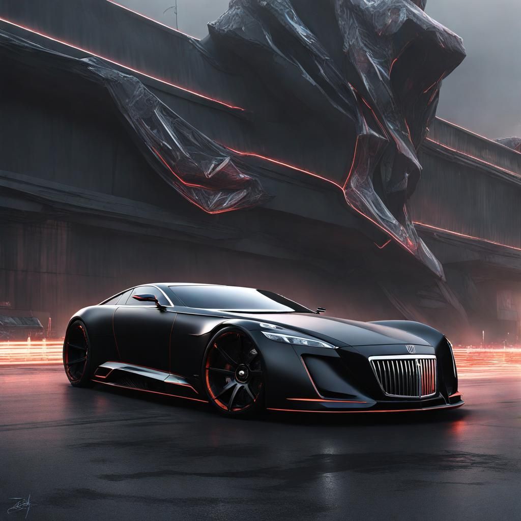 Maybach Exelero ~ Hypercar - AI Generated Artwork - NightCafe Creator