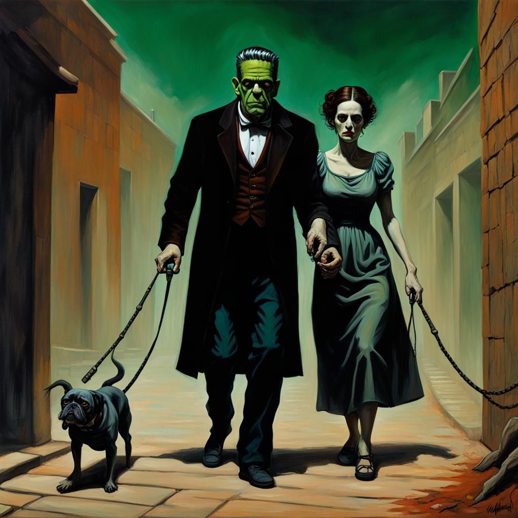 Frankenstein - AI Generated Artwork - NightCafe Creator