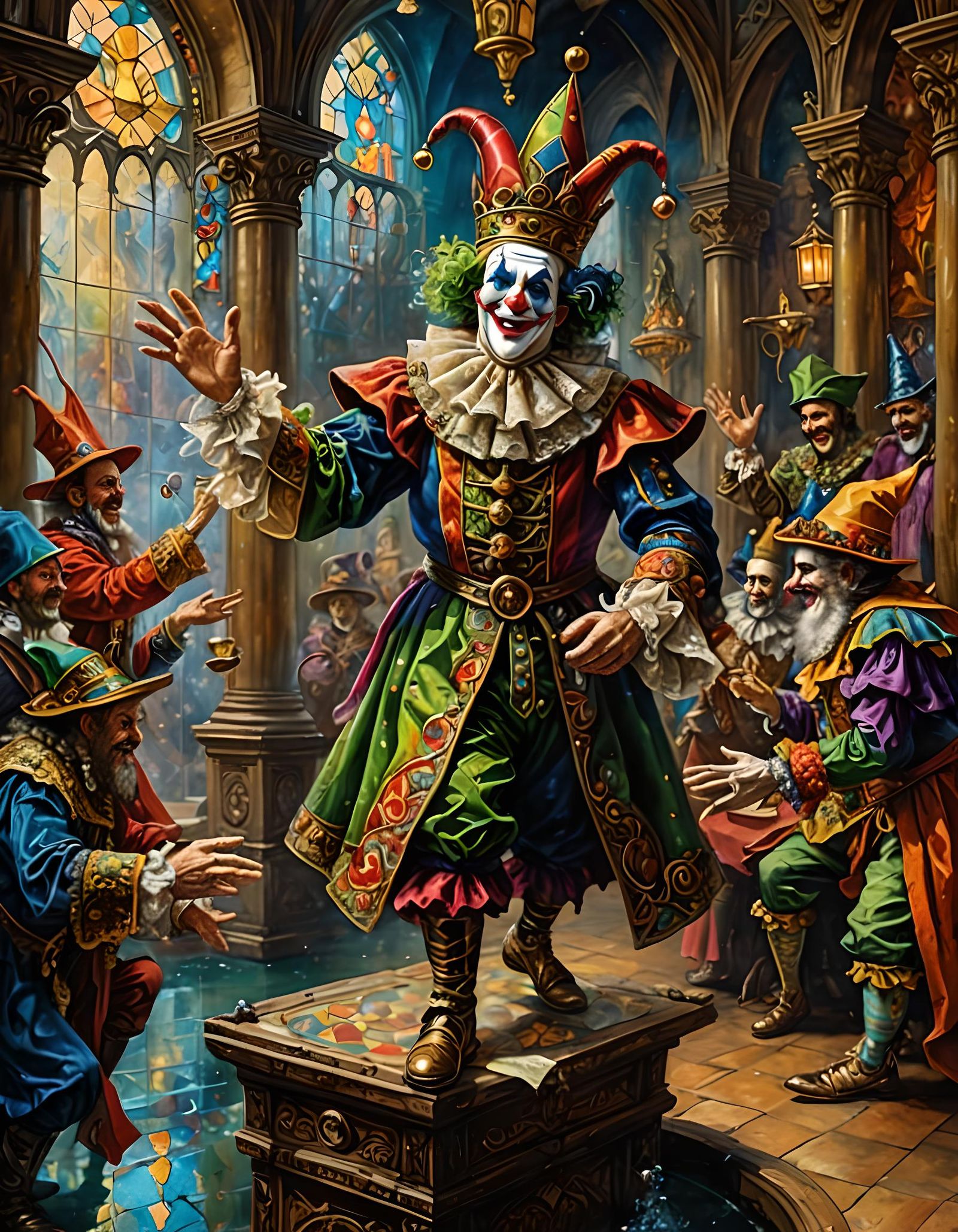court jester - AI Generated Artwork - NightCafe Creator