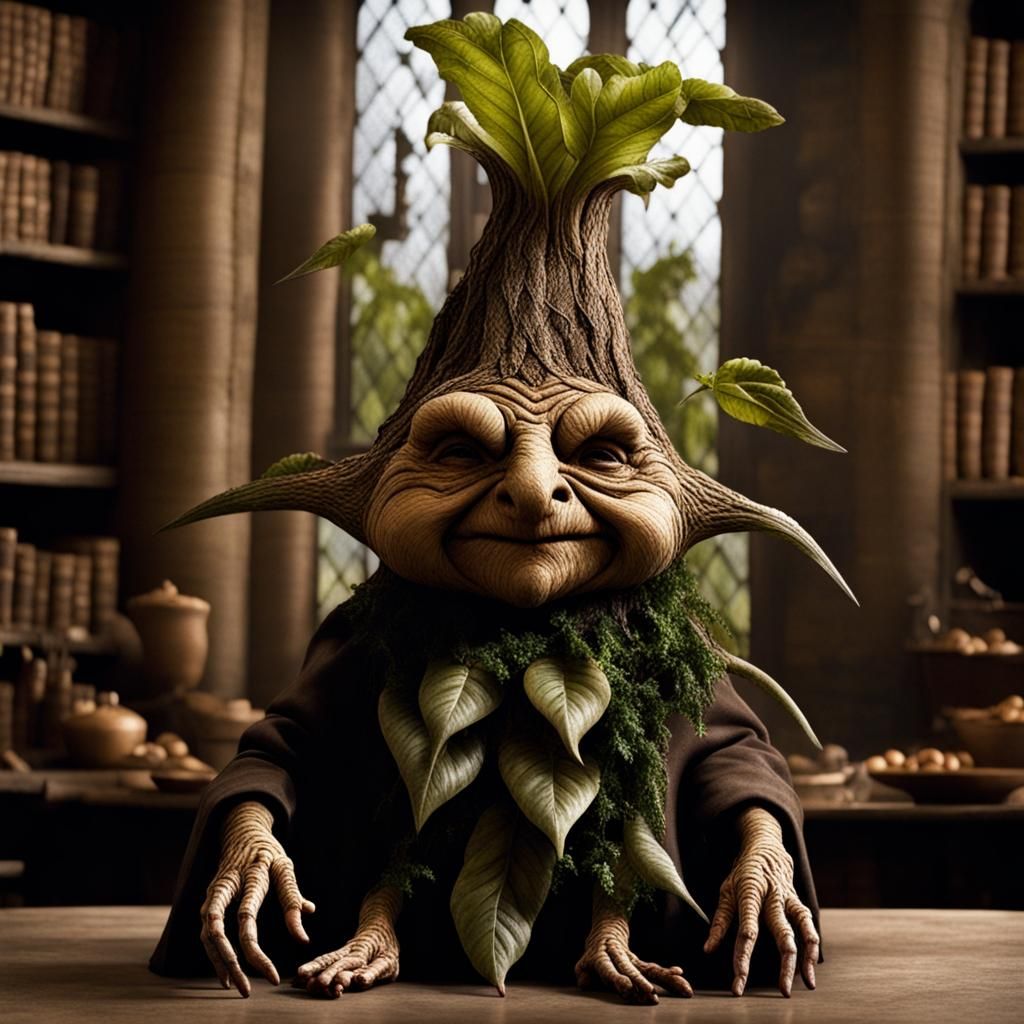 mandrake Harry Potter - AI Generated Artwork - NightCafe Creator