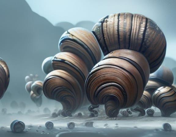 If Snails Designed Buildings - AI Generated Artwork - NightCafe Creator