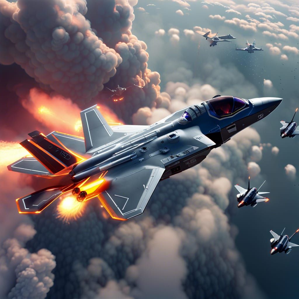 The F-35 - AI Generated Artwork - NightCafe Creator