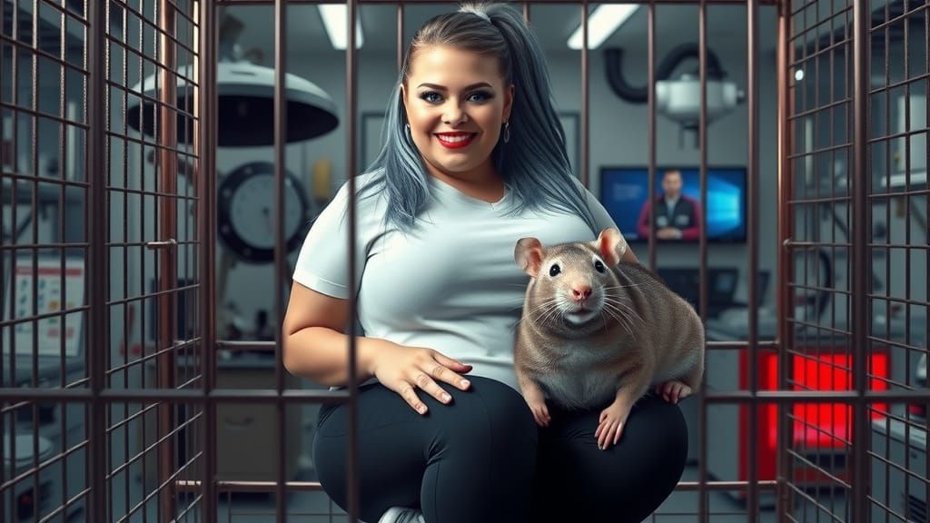 In the laboratory - Hyper-Realistic Portrayal of Unconventio...