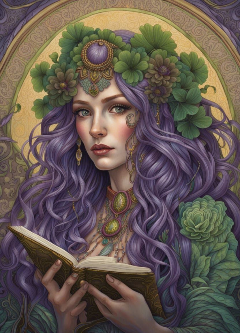 insanely detailed print of an elaborate and insanely beautiful “Irish ...