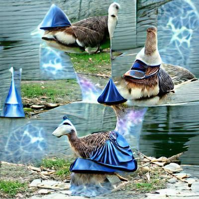 goose dressed of a Wizard beautiful - AI Generated Artwork - NightCafe ...