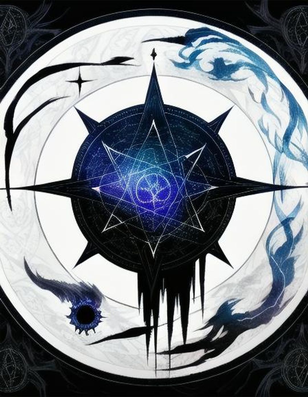 Beauty Sigil symbol design eldritch occult horror beautiful ethereal ...