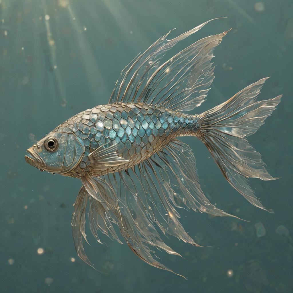 Diamond fish - AI Generated Artwork - NightCafe Creator