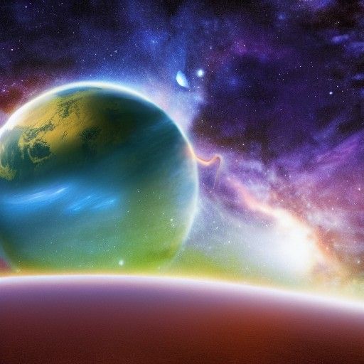 The universe - AI Generated Artwork - NightCafe Creator