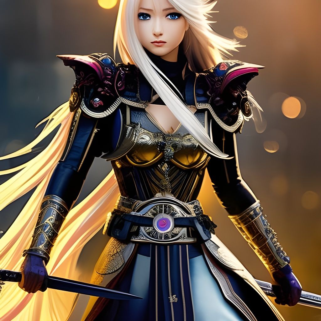 Thy Bravest Female Knight - AI Generated Artwork - NightCafe Creator