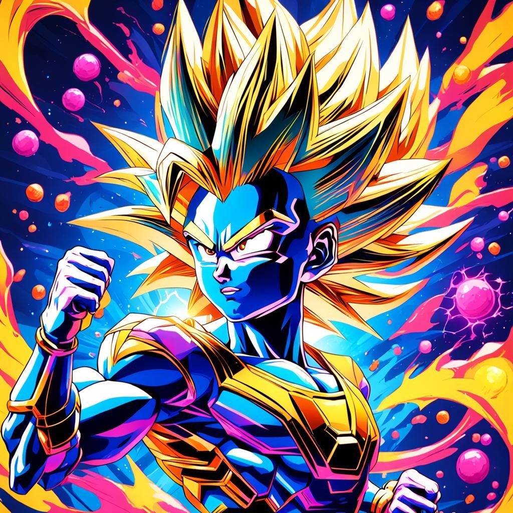Heroine Super Saiyan - AI Generated Artwork - NightCafe Creator