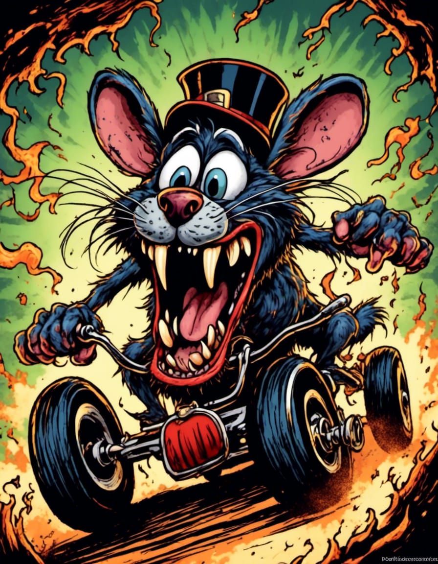 Rat Fink - AI Generated Artwork - NightCafe Creator
