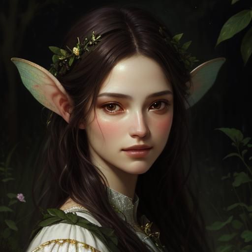 fae girl - AI Generated Artwork - NightCafe Creator