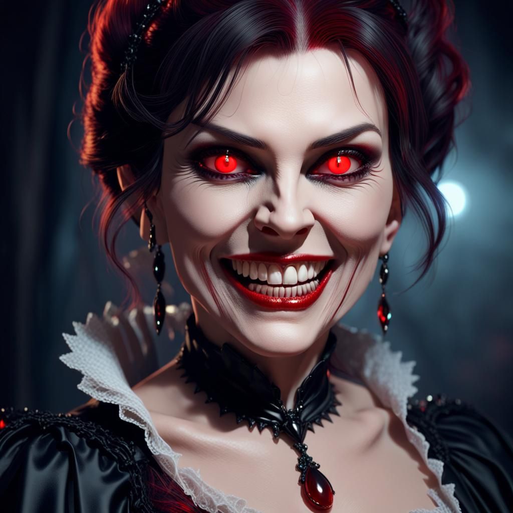 The Vampire Countess (transformation 3/5) - AI Generated Artwork ...