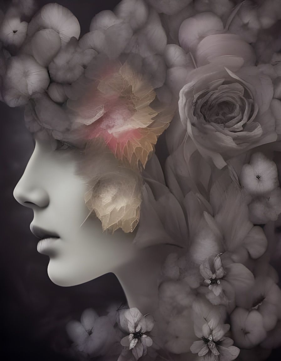 Exploding Dead Flowers - AI Generated Artwork - NightCafe Creator