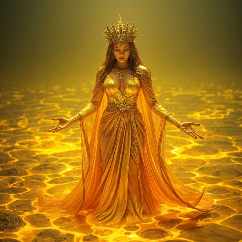 Midas' Queen - Midas' Queen in Vibrant Gold Hues