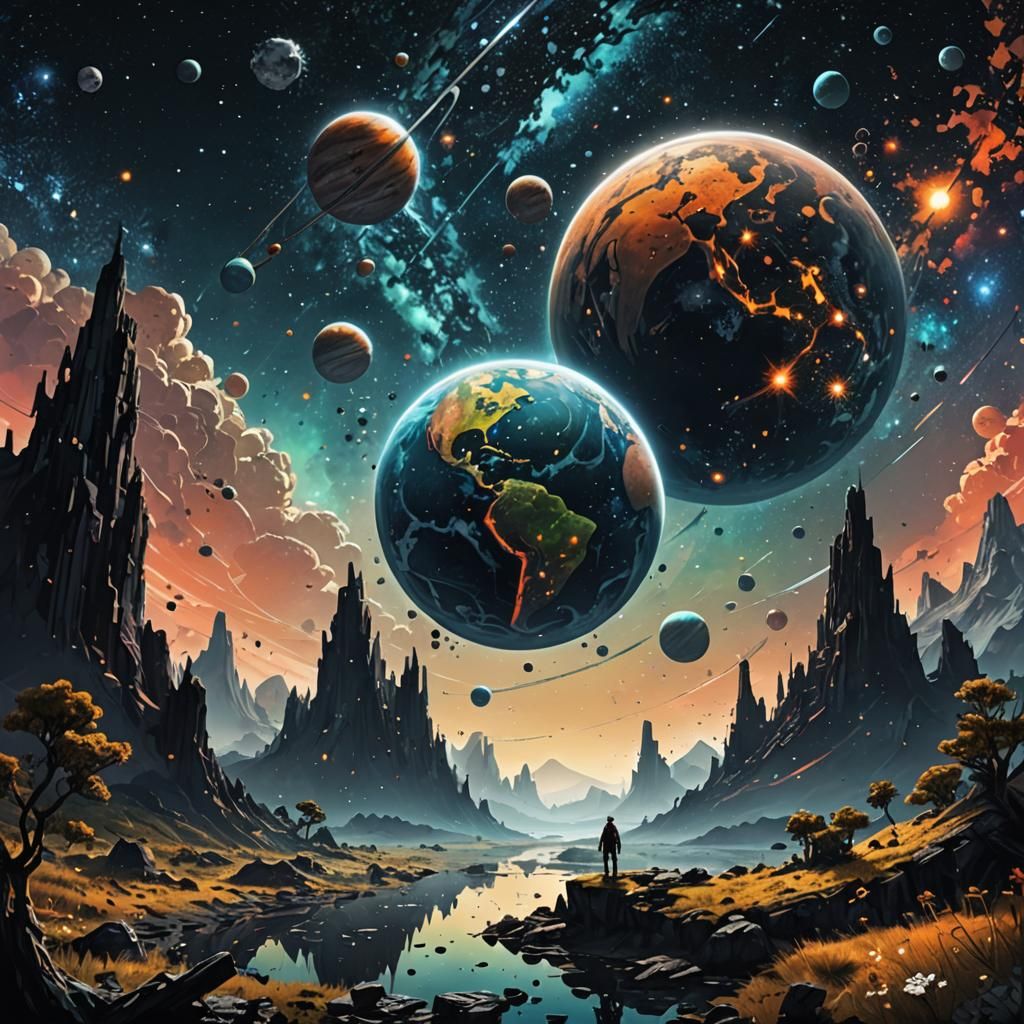 A planet - AI Generated Artwork - NightCafe Creator
