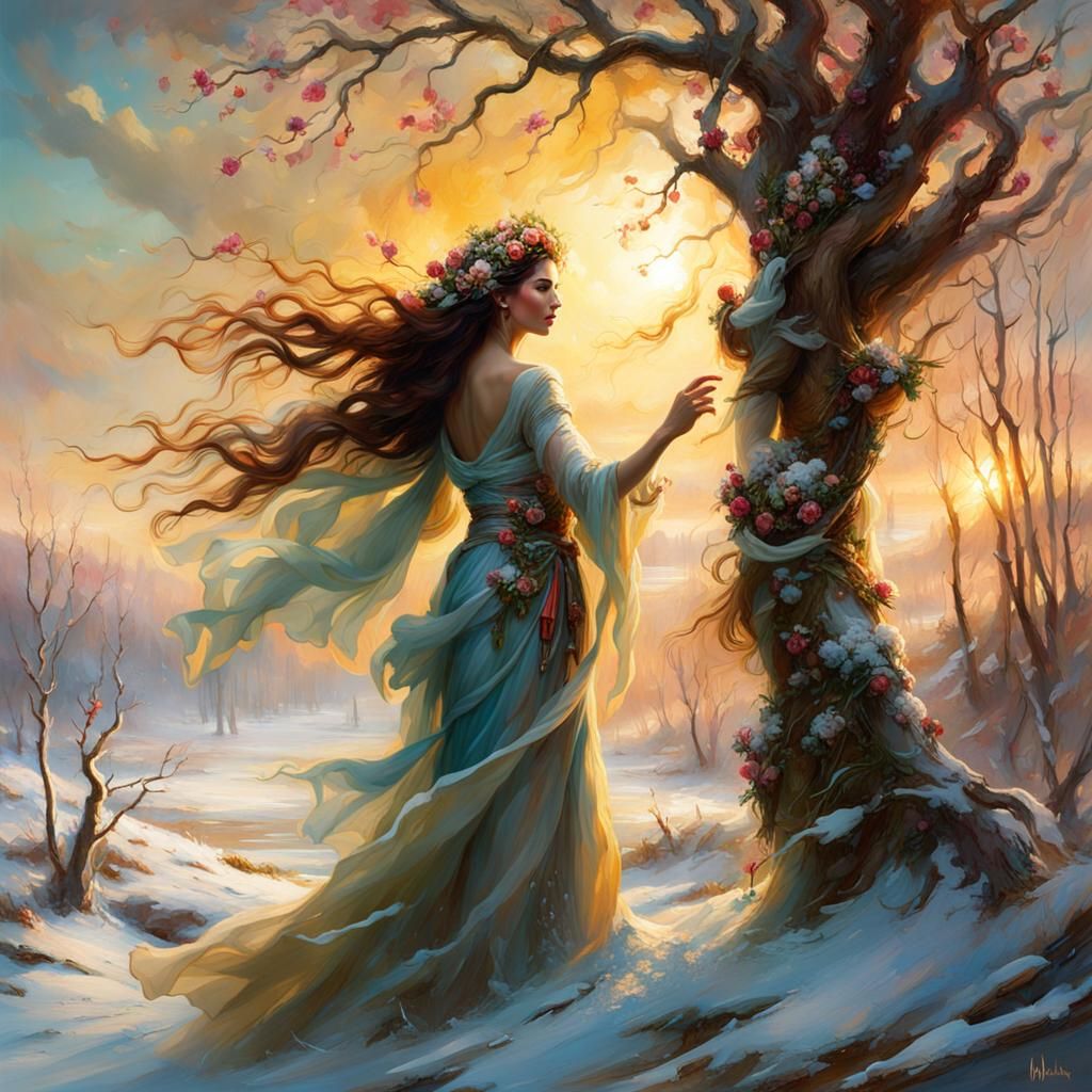 The return of Persephone - AI Generated Artwork - NightCafe Creator