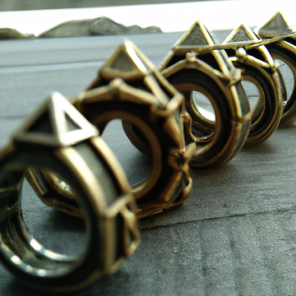 Seven rings for the dwarf lords in their halls of stone - AI Generated ...