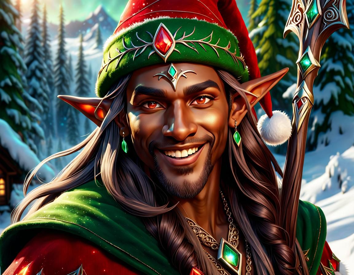 Christmas Elven Man 2 - AI Generated Artwork - NightCafe Creator