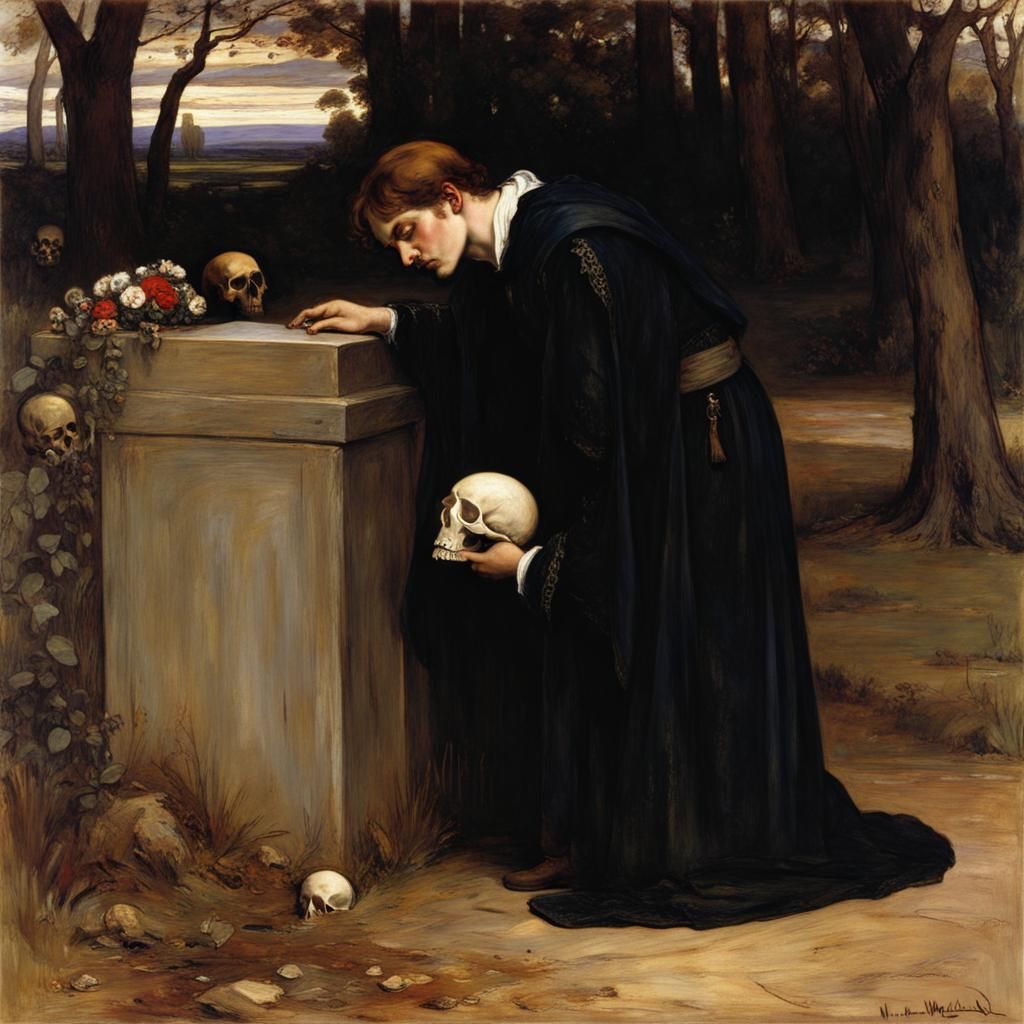 ‘Alas, poor Yorick!' - AI Generated Artwork - NightCafe Creator