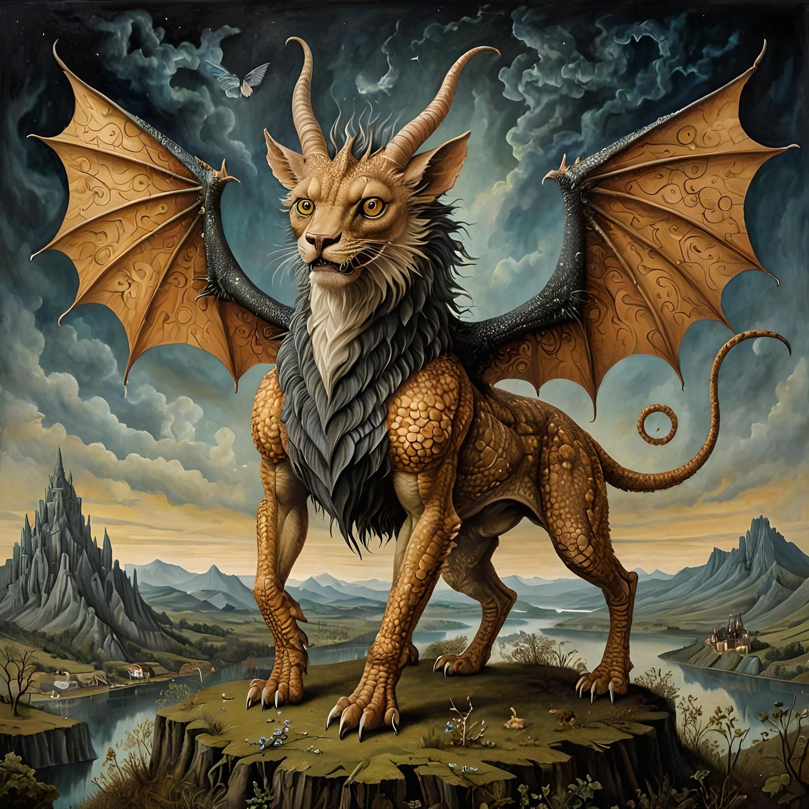 The Mythical Realm of the Chimera - AI Generated Artwork - NightCafe ...