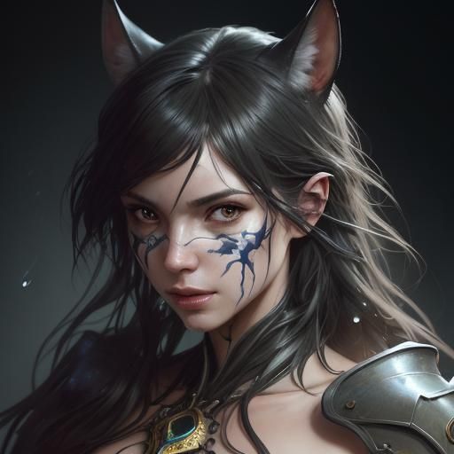 Bat Human Hybrid Woman - AI Generated Artwork - NightCafe Creator