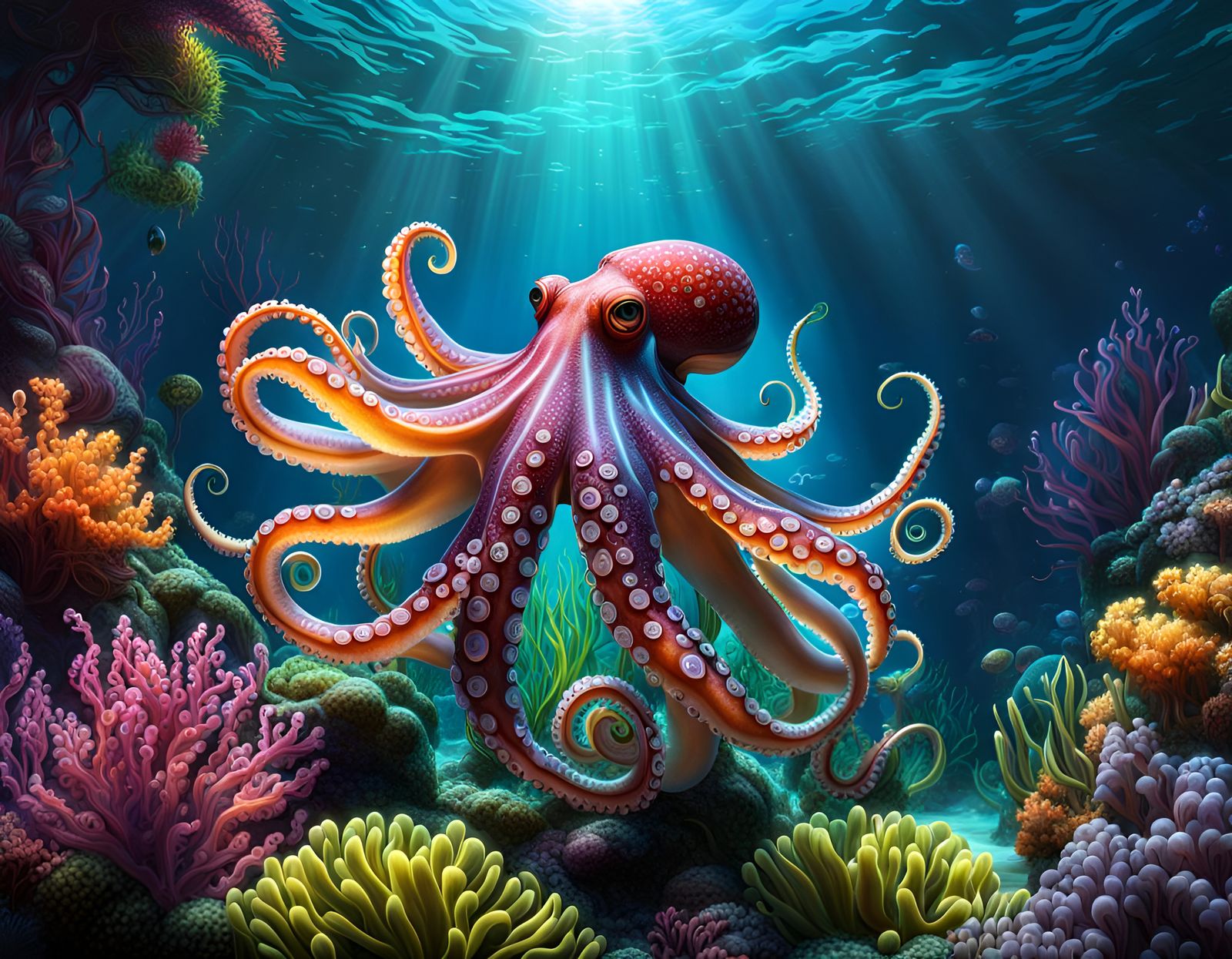 Catching Some Rays - AI Generated Artwork - NightCafe Creator