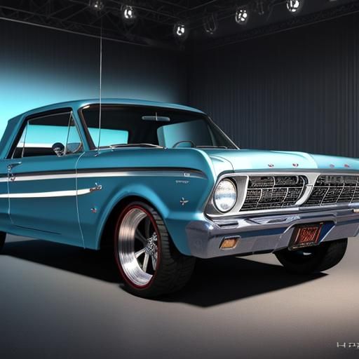 1964 FORD FALCON RANCHERO RESTOMOD. LOWERED SUSPENSION, LOW PROFILE ...