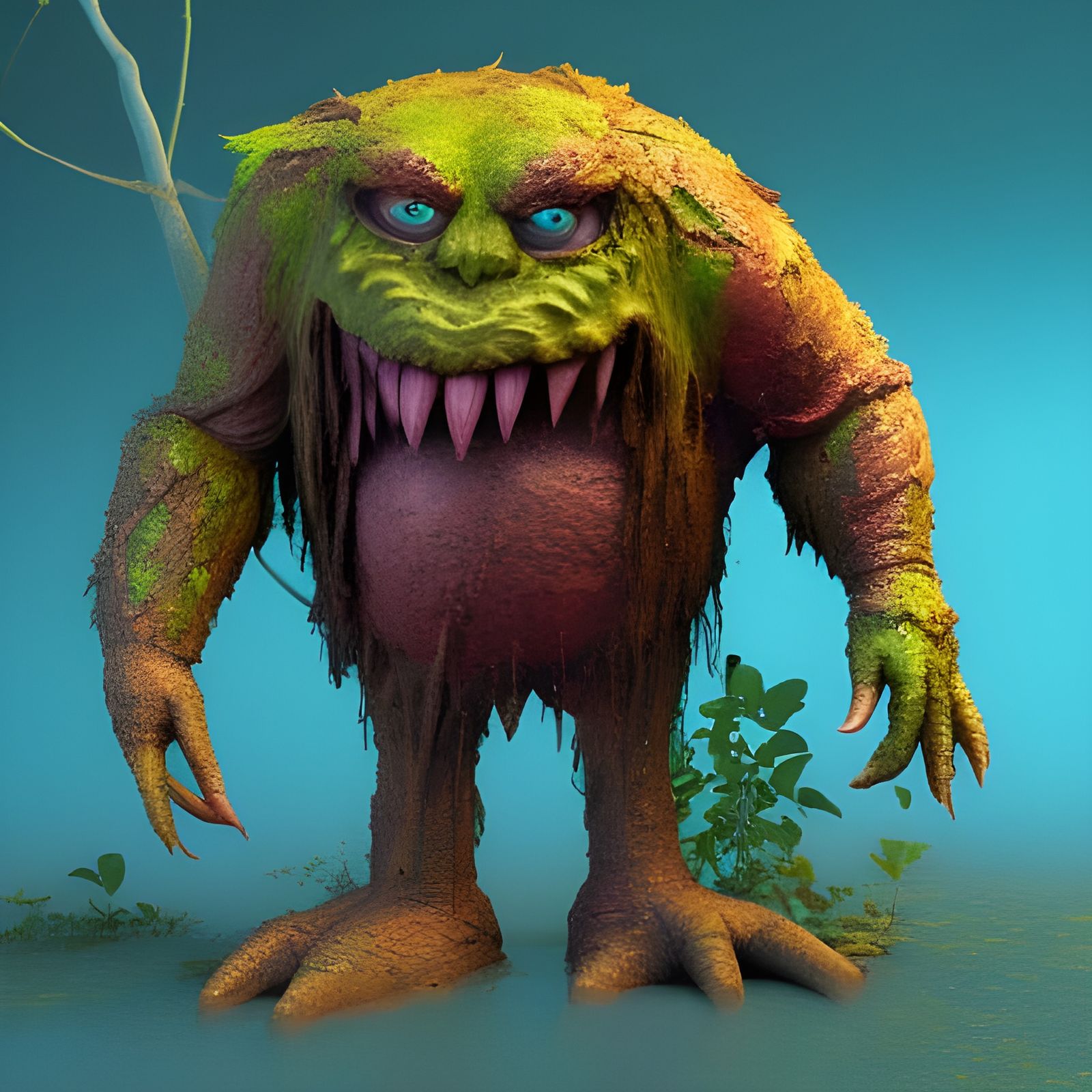 Swamp monster - AI Generated Artwork - NightCafe Creator