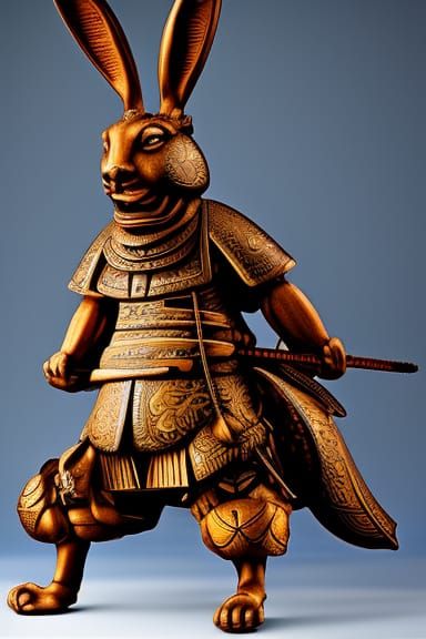Samurai Rabbits, complex, elegant, expansive - AI Generated Artwork ...