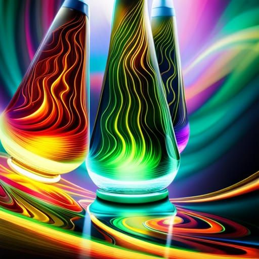animate lava lamps dancing together to visual psychedelic music,deep ...