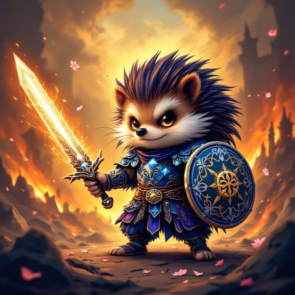 Hedgehog warrior - Hedgehog warrior