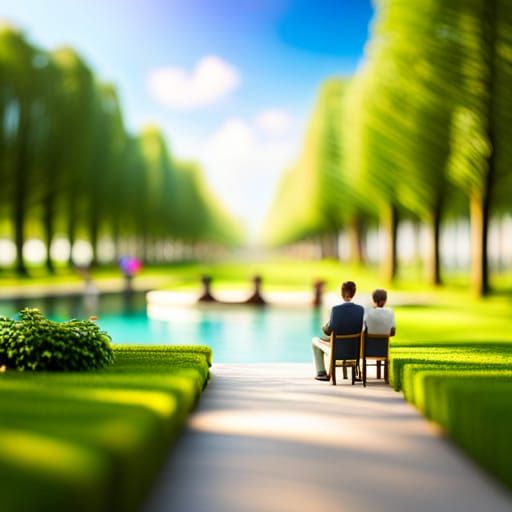 Miniature Park - AI Generated Artwork - NightCafe Creator