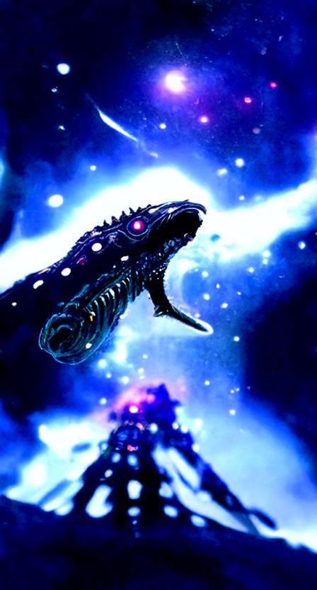 Space Leviathan - AI Generated Artwork - NightCafe Creator