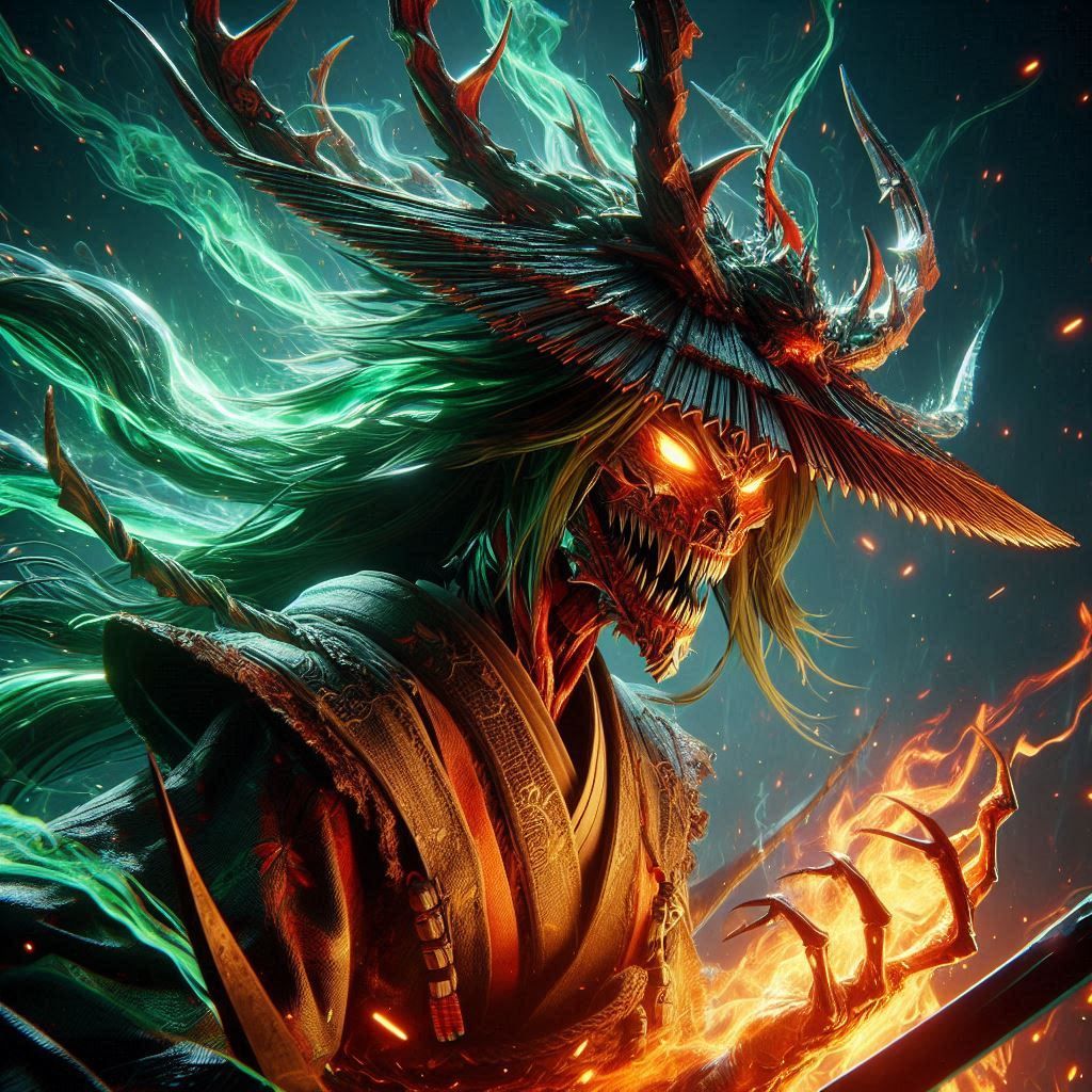 ONI BUSHI (SERIES) - AI Generated Artwork - NightCafe Creator