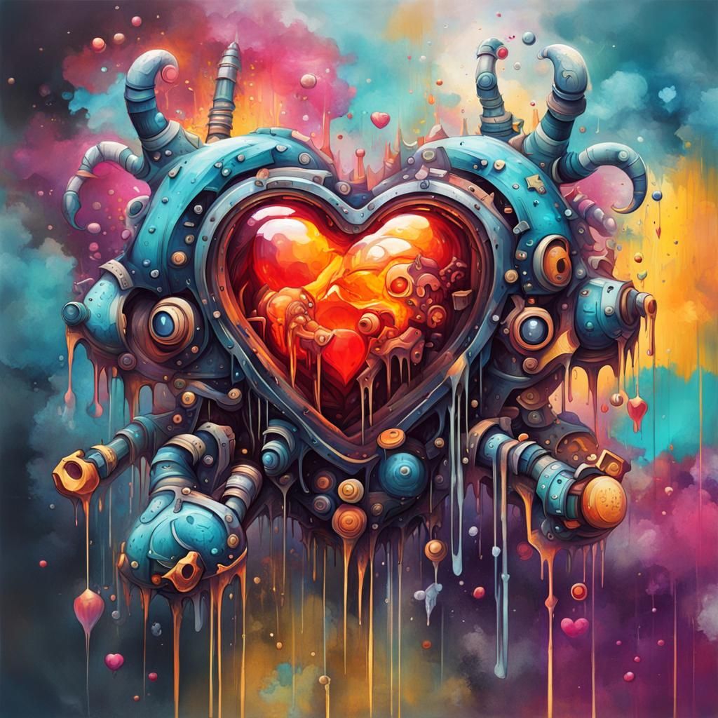 Mechanical Heart - AI Generated Artwork - NightCafe Creator