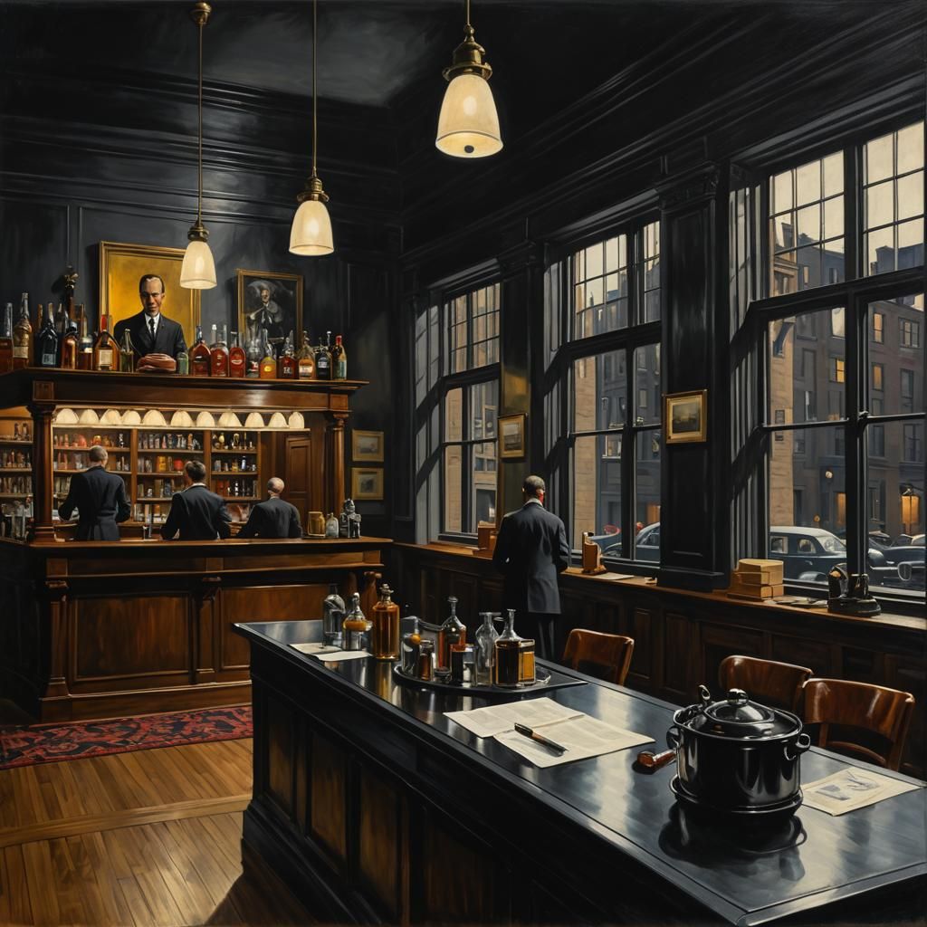 "Alchemy Club" - AI Generated Artwork - NightCafe Creator