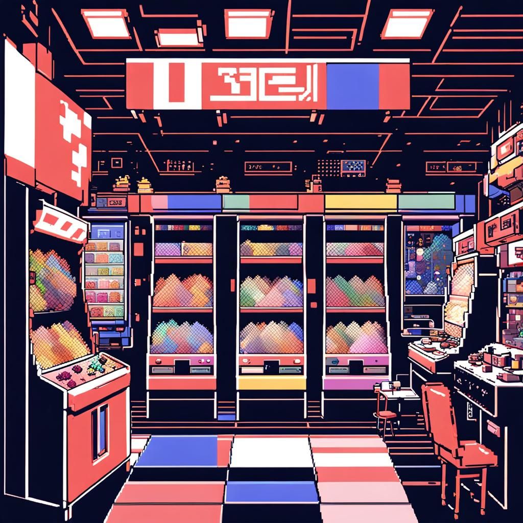8 bit pixel bedroom - Disco Arcade - AI Generated Artwork - NightCafe ...