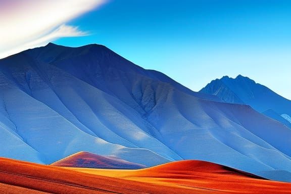 contrasting landscape - AI Generated Artwork - NightCafe Creator