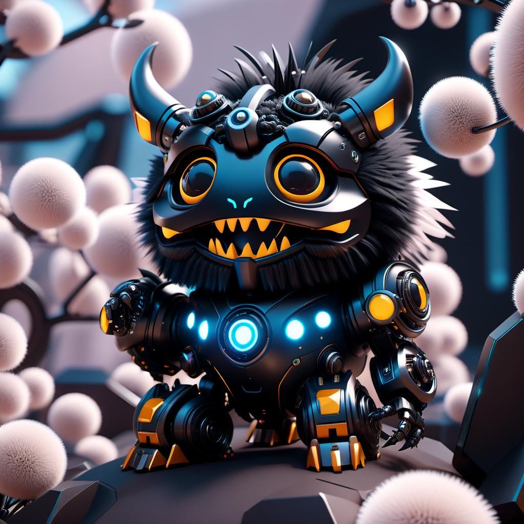 Monster robot toy - AI Generated Artwork - NightCafe Creator