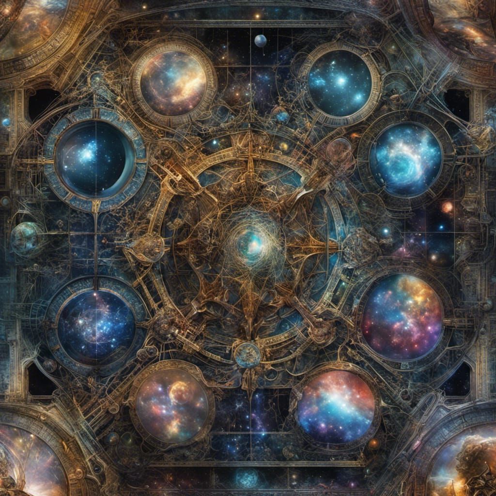 Cosmic Chart - AI Generated Artwork - NightCafe Creator