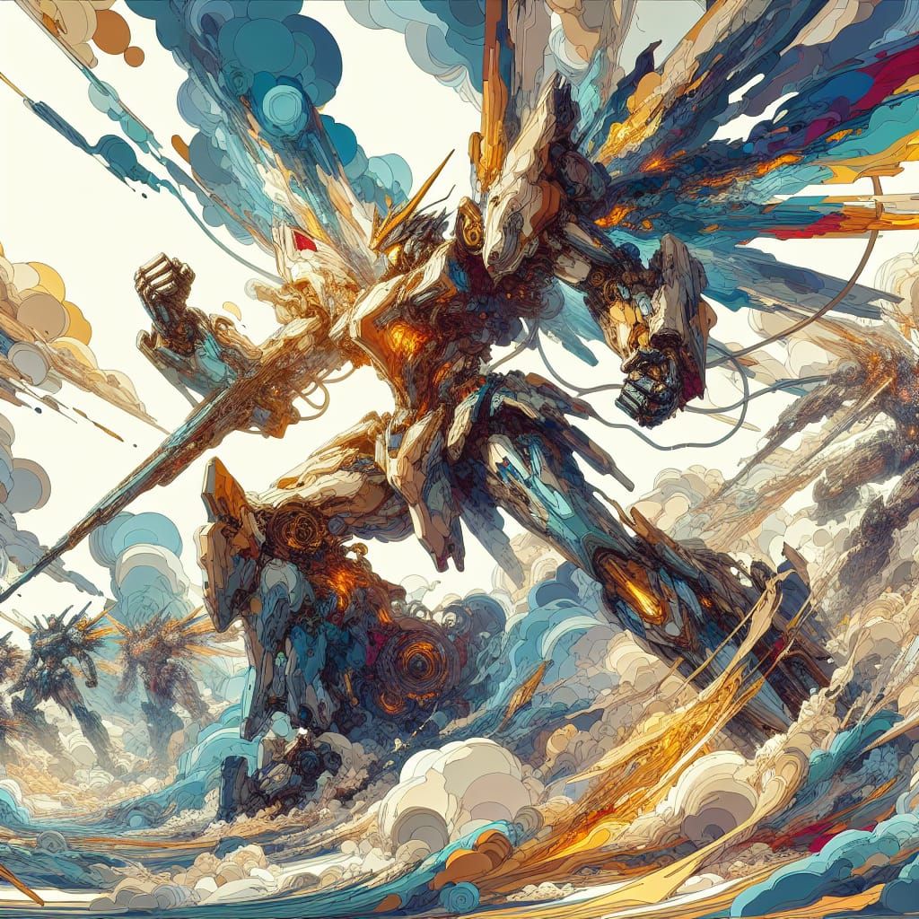 Destructive Angel - AI Generated Artwork - NightCafe Creator