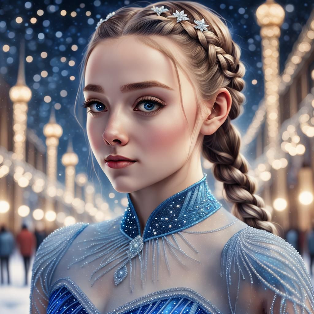 Blue Girl - AI Generated Artwork - NightCafe Creator